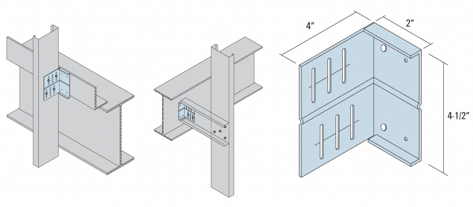 Deflection Clips for Steel Framing | MarinoWARE®